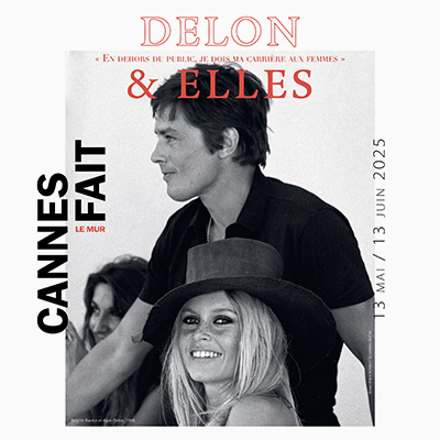 Cannes fait le Mur célèbre Delon & Elles : l’empreinte d’un mythe